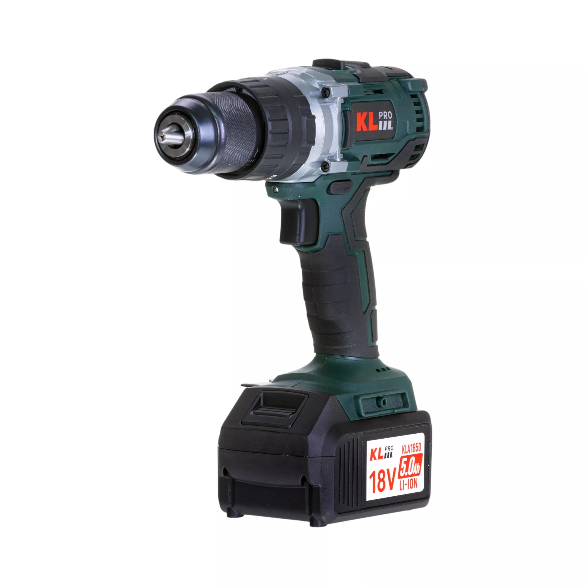 Профессиональный ударный бесщеточный шуруповерт KLPRO KLDM18B-50 (18В, Li-ion-2шт, 5.0Ач, 60Нм, ручка, З/У-4А , в кейсе)