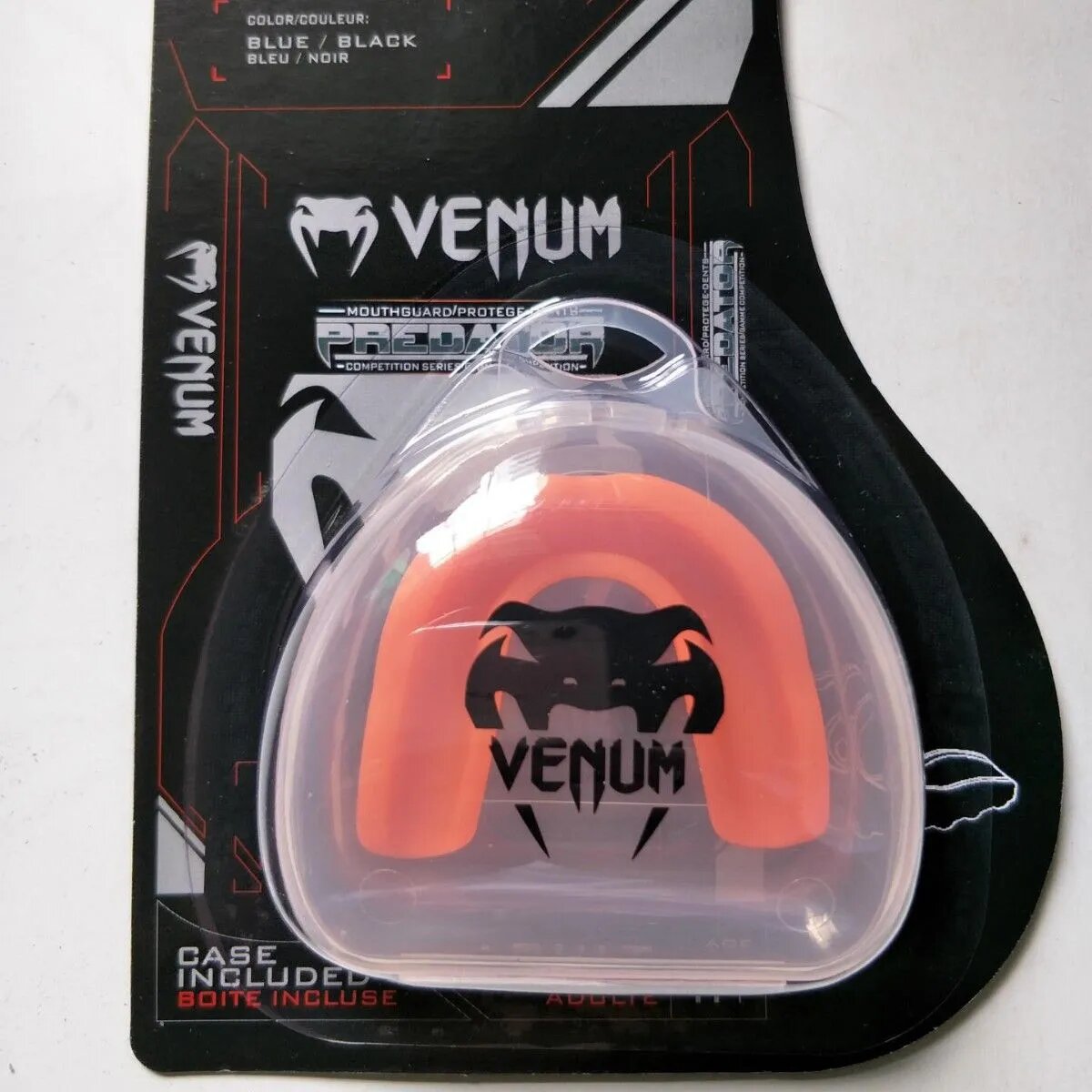 Капа взрослая боксерская спортивная venum predator одночелюстная для единоборств, мма, тхэквондо, каратэ