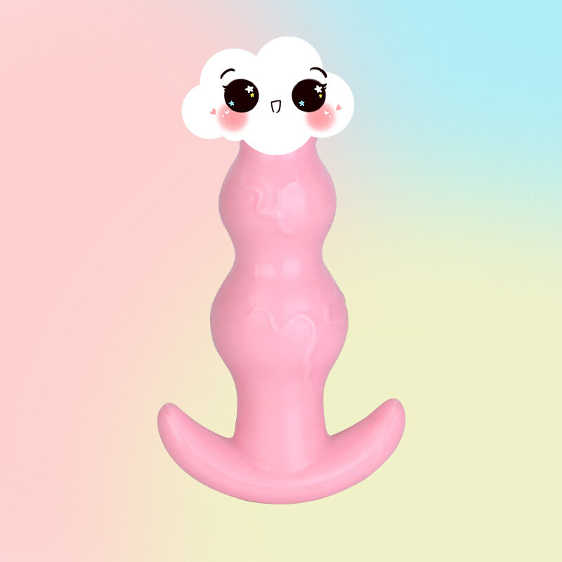 Желе анальная пробка макарон цветной силиконовый дилдо анальная пробка шарики мастурбатор sm игрушка товары для взрослых