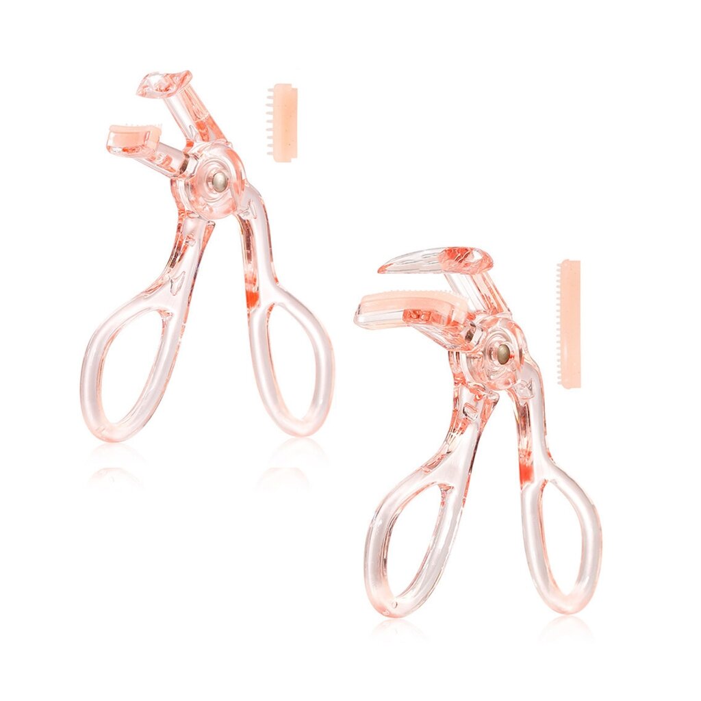 2шт Бигуди для Ресниц с Расческой Без Защипывания Мини-Бигуди Для Завивки Ресниц Инструмент Для Макияжа Глаз