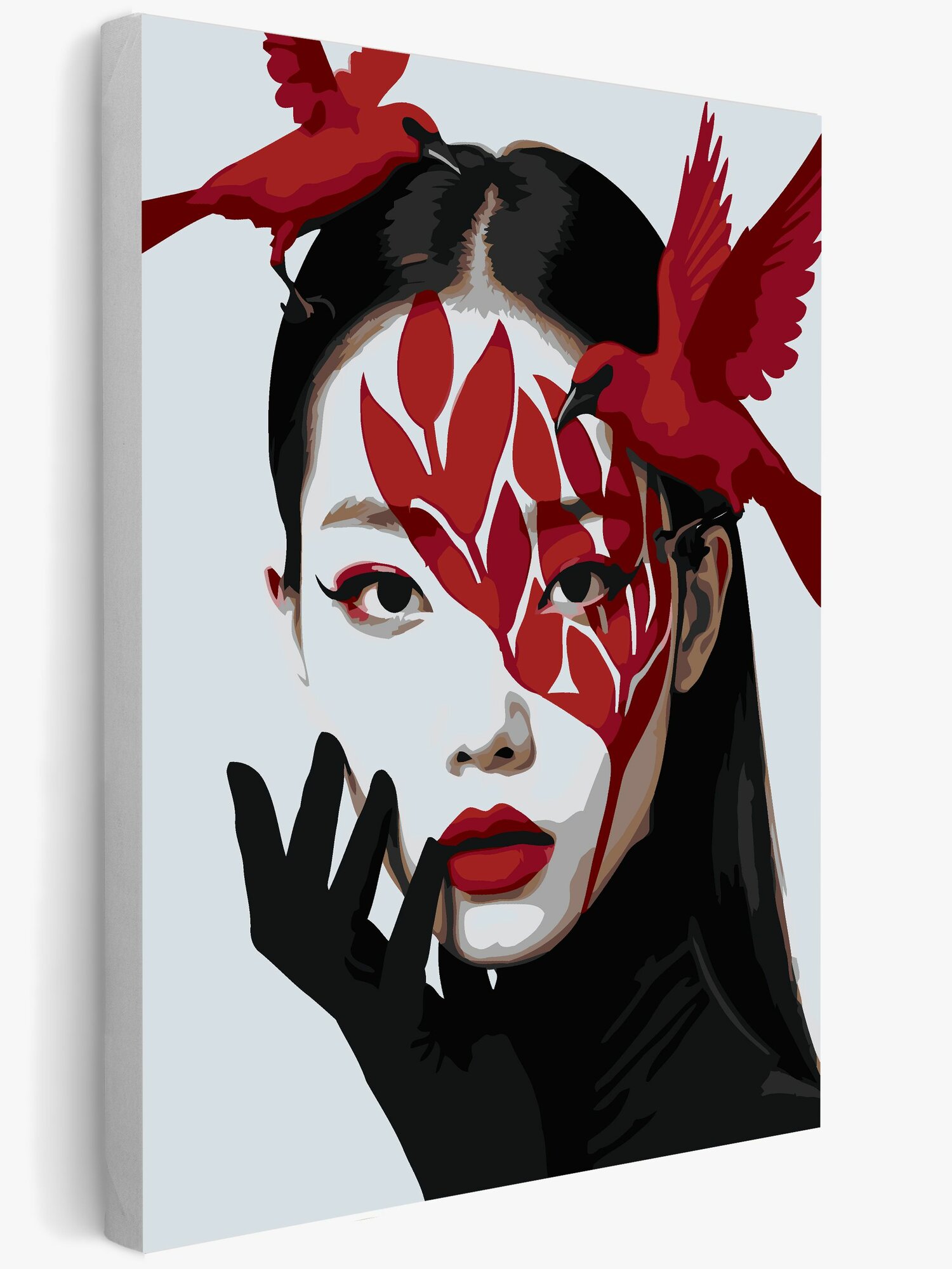 Картина по номерам портрет девушки