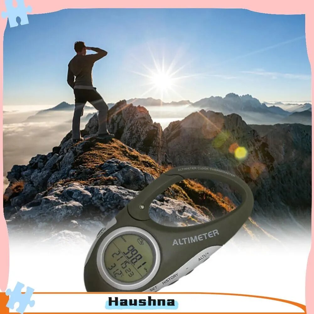 Портативный альтиметр, барометр и термометр дляOutdoor активностей и походов