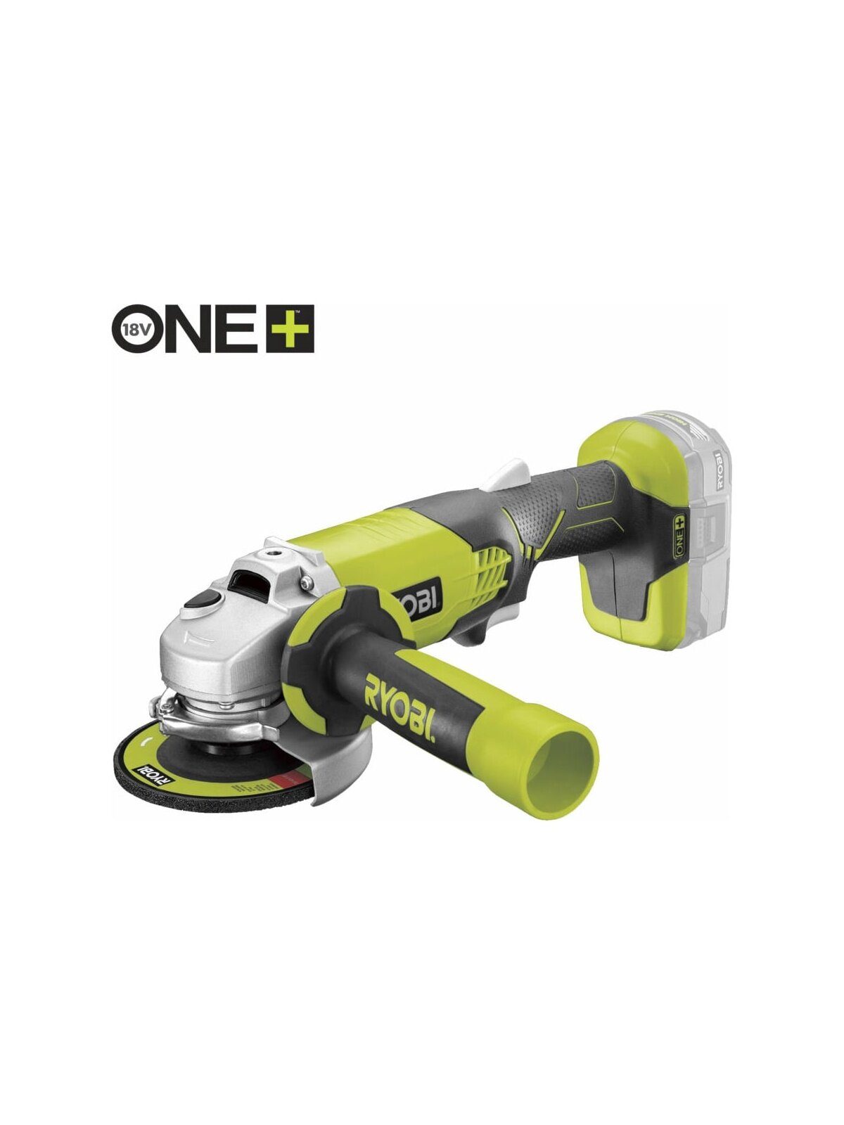 Аккумуляторная угловая шлифмашина Ryobi ONE+ R18AG-0 5133001903