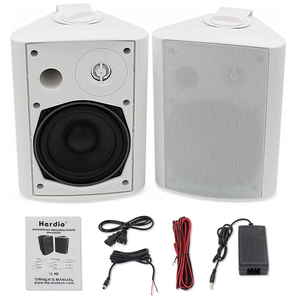 Herdio Bluetooth динамики 5.25", 300Вт, 2 шт. EU plug, white