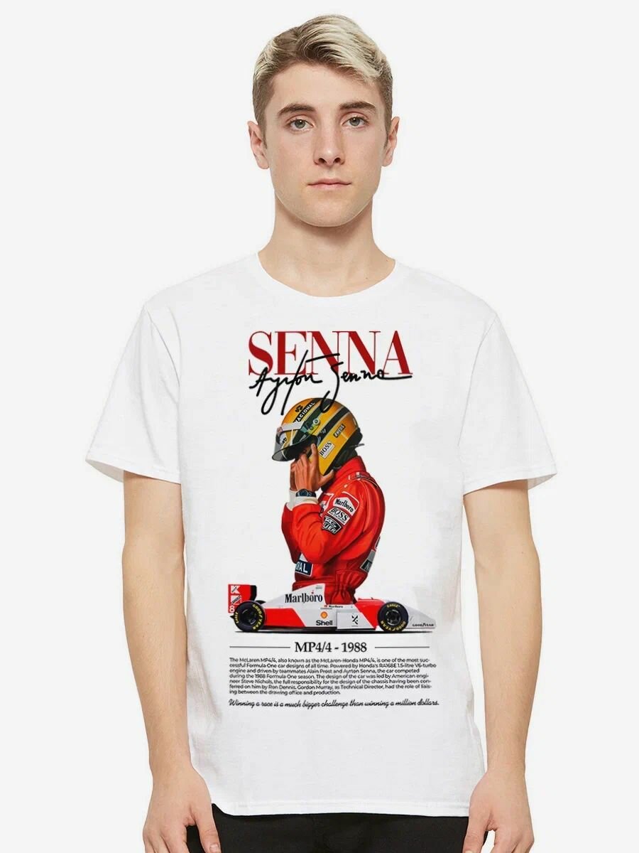 Футболка Айртон Сенна / Формула 1 / Ayrton Senna