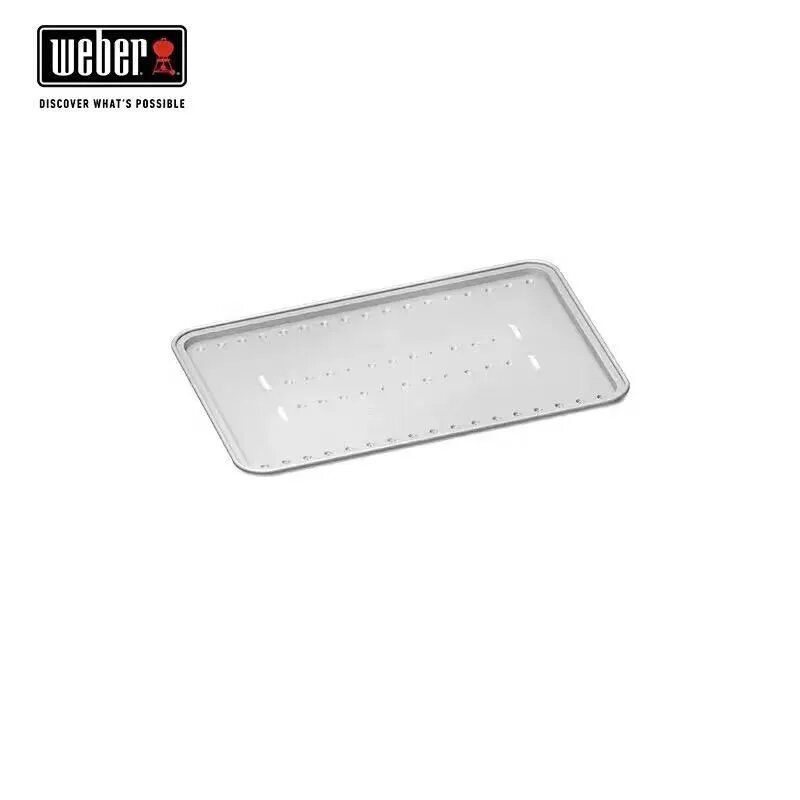 Маленький гриль-лоток Weber 6434 (размер 32x21,6x2,5 см, с отверстиями для стока жира, для серии Q1000)
