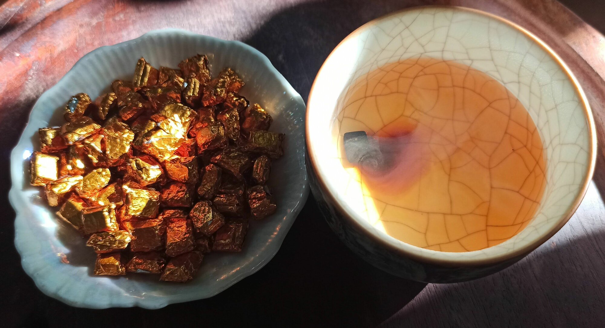 Шу Пуэр Ча Гао - Золото Менхай 30 грамм - Смола Шу Пуэра Премиум качества. Бодрость в каждом глотке.