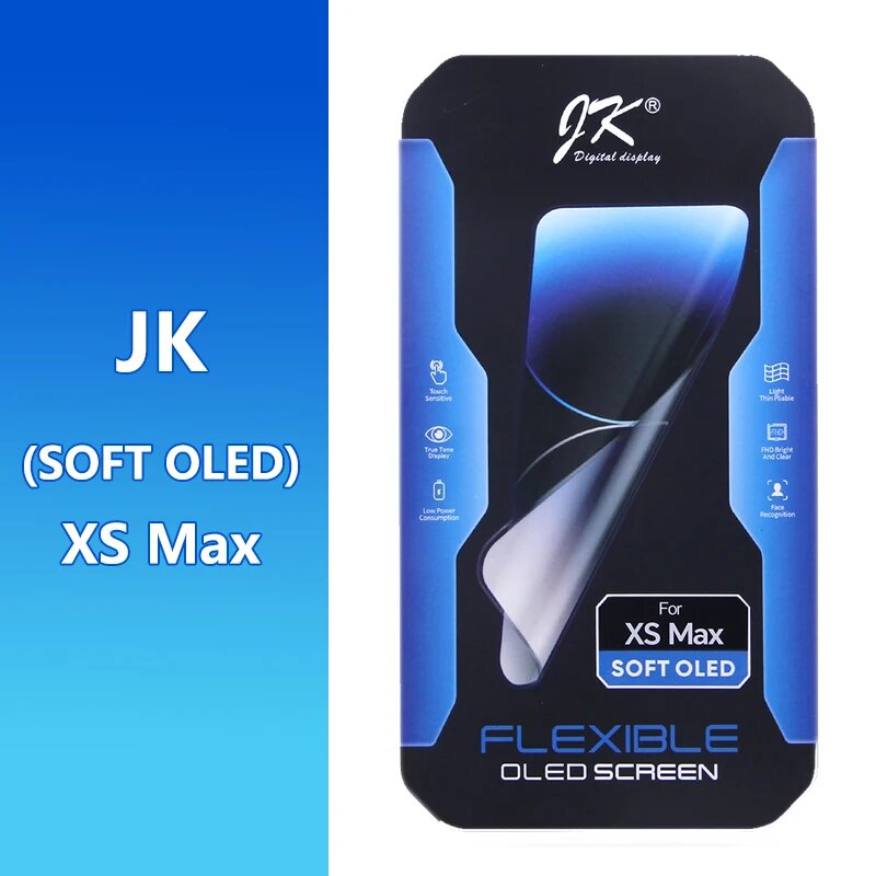 Дисплейный модуль JK SOFT OLED LCD для iPhone XS 11 12 13 14 15 16 17 Plus Pro Max: сенсорный экран и дигитайзер в сборе, замена