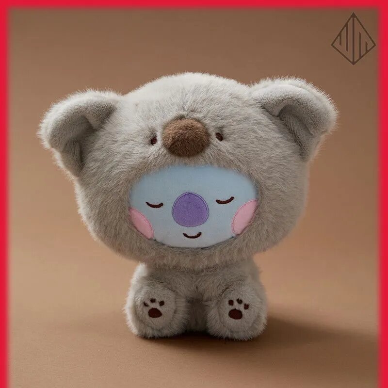 Плюшевая игрушка BTS BT21 Baby More Fluffy мягкая кукла, подарок для детей