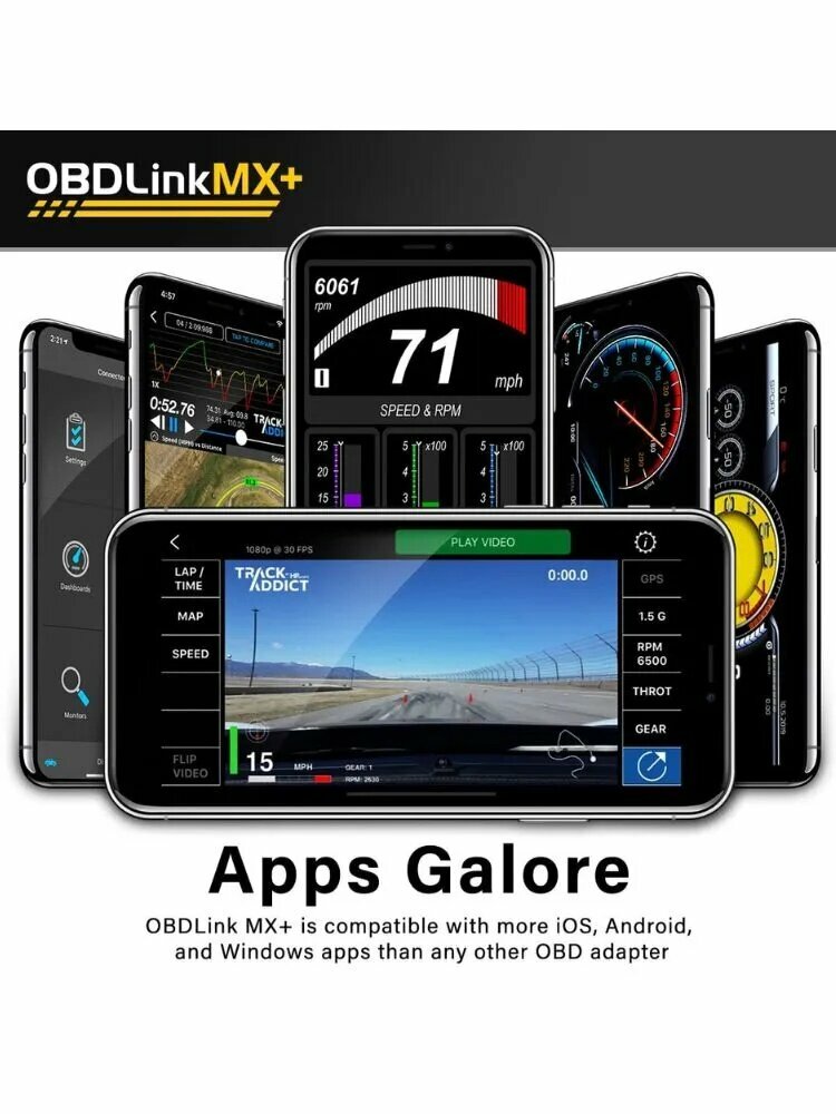 OBDLink MX+ OBD2 Bluetooth-сканер для iPhone, Android и Windows — фото 1