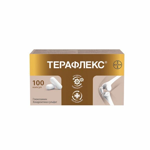 Терафлекс капсулы 500мг+400мг 100шт