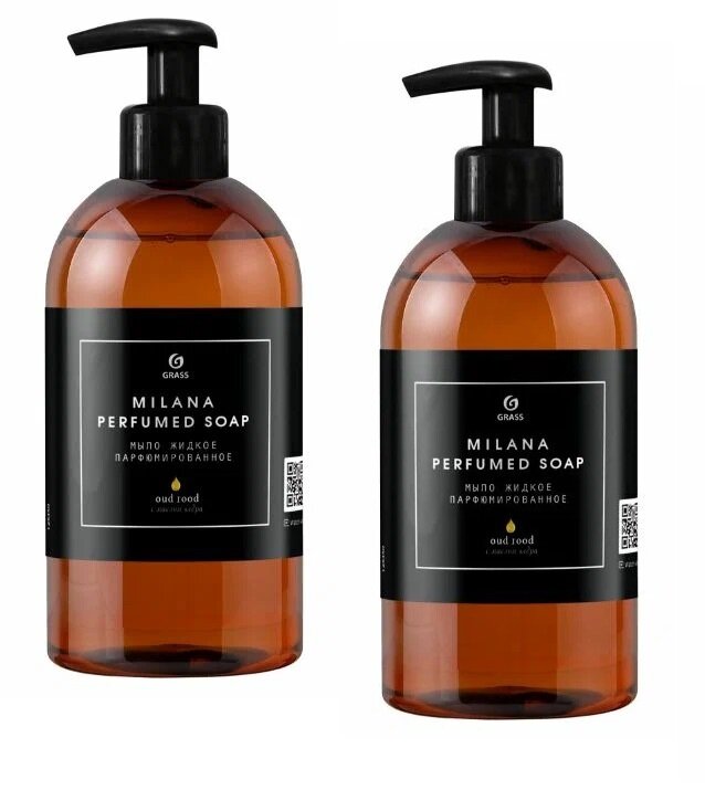 Мыло жидкое GraSS парфюмированное "Milana Oud Rood", 300 мл 2шт