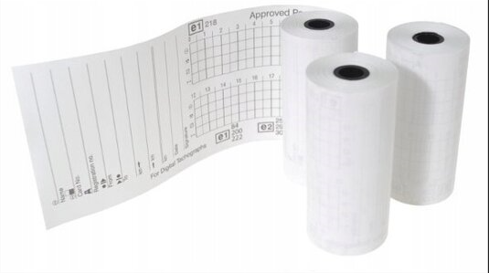 Бумага для (лента) тахографа 57х8 (упаковка 3 рулона)
