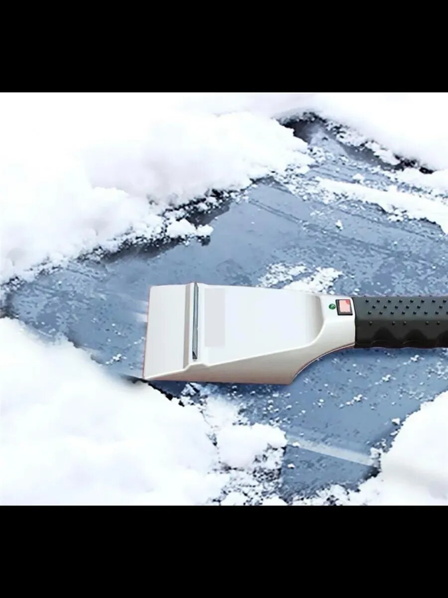 Автомобильный скребок для льда с подогревом