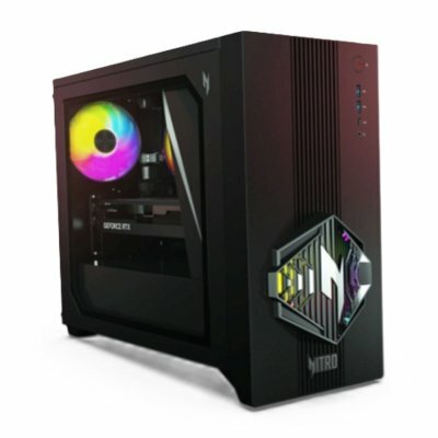 Компьютер Nitro 30 N30-100 DG. E5GCD.00L (Intel Core Ultra 7 265F, 2.4 GHz - 5.3 GHz, 32768 Mb, 1000 Gb SSD, DVD нет, nVidia GeForce RTX 5070 12288 Mb, 850W, No OS, черный, DG. E5GCD.00L)