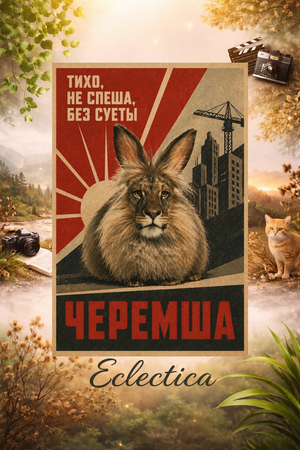 Постер "Черемша", 29.7х42см, А3, глянцевый