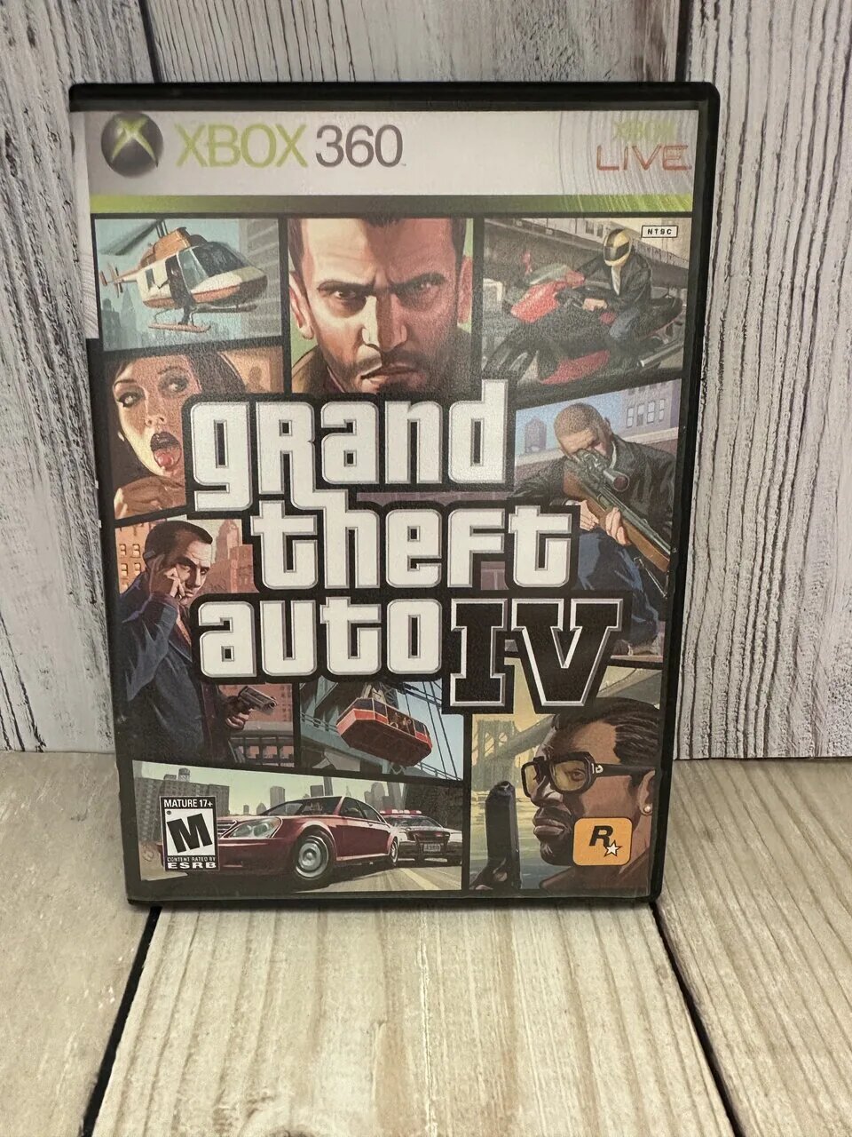 Диск с игрой Gta 4 для XBox 360 лицензия англ версия