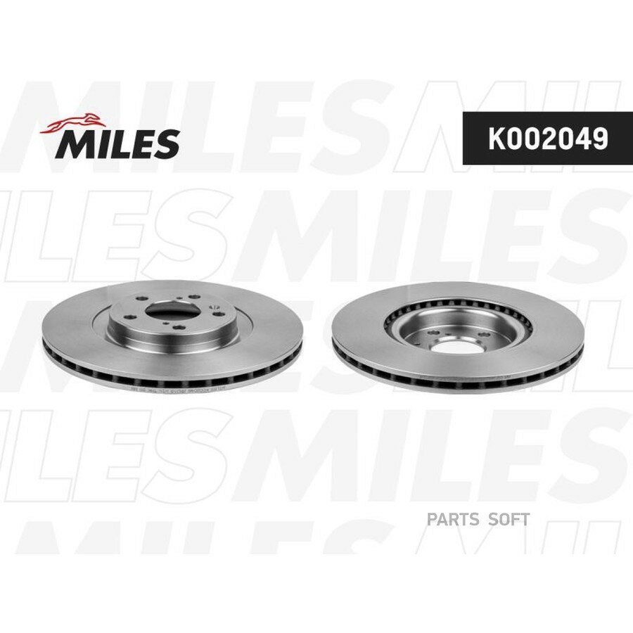 MILES K002049 Диск тормозной передний HAVAL JOLION 4WD ()