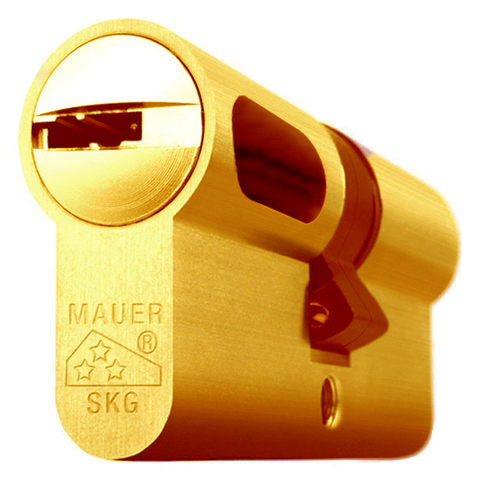 Цилиндр MAUER NW4 92 мм 46-46 латунь 5 ключей Уникальный профиль ключа, защита от дублирования. 4 класс защиты