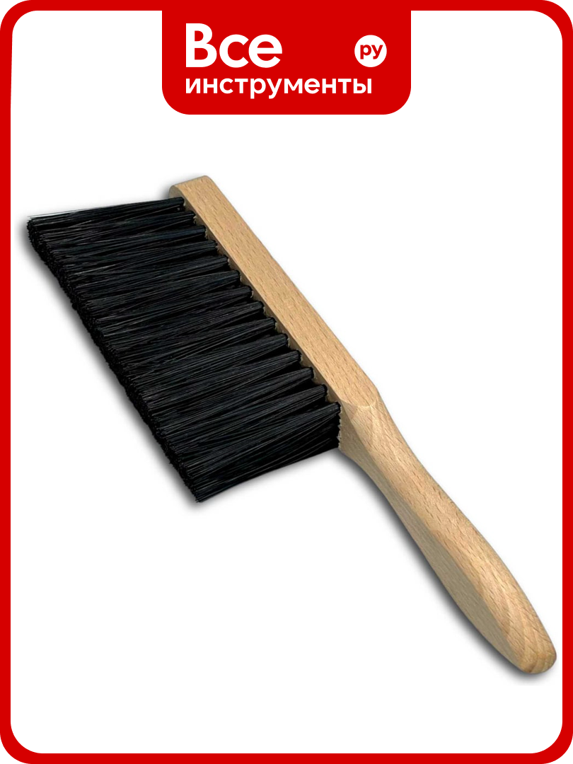Щетка-сметка Lessmann 124801, 4 ряда, полипропилен, дерево, длина 32 см