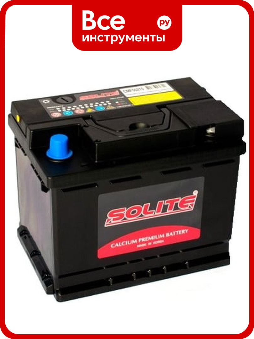 Аккумуляторная батарея SOLITE 6СТ62 242х175х190 CMF 56219