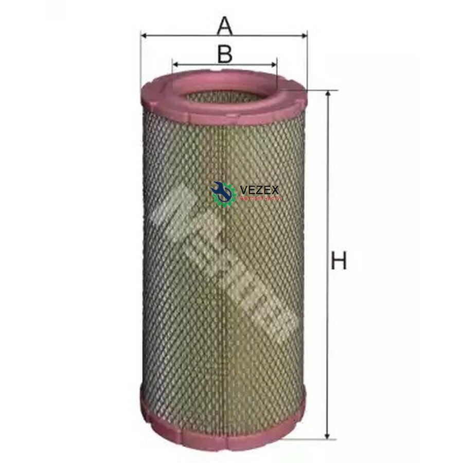 M-FILTER A1032 фильтр воздушный! H329 D142 d82.5\ Case John Deere New Holland