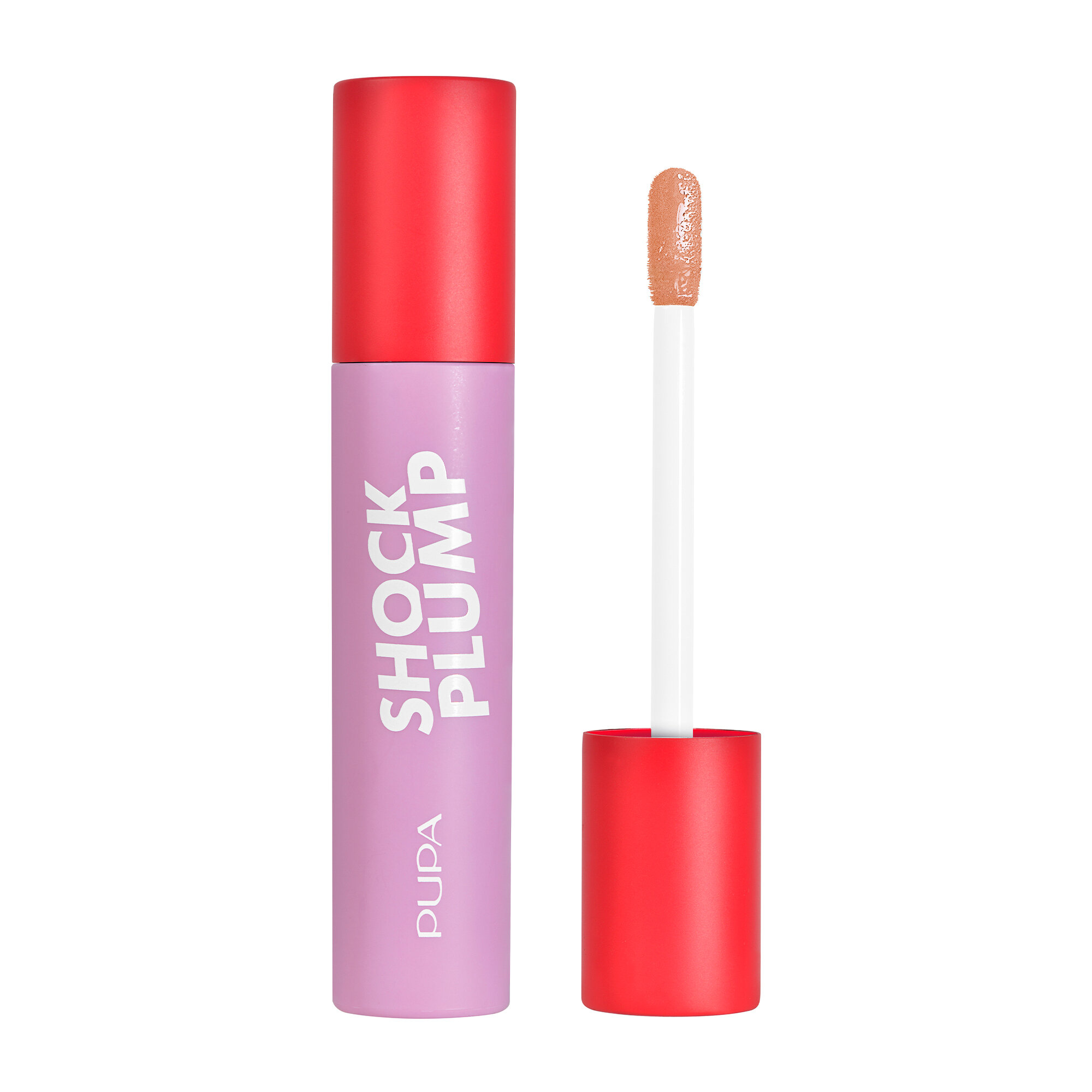 PUPA SHOCK PLUMP Блеск с эффектом мгновенного увеличения объема губ Скандальный нюд