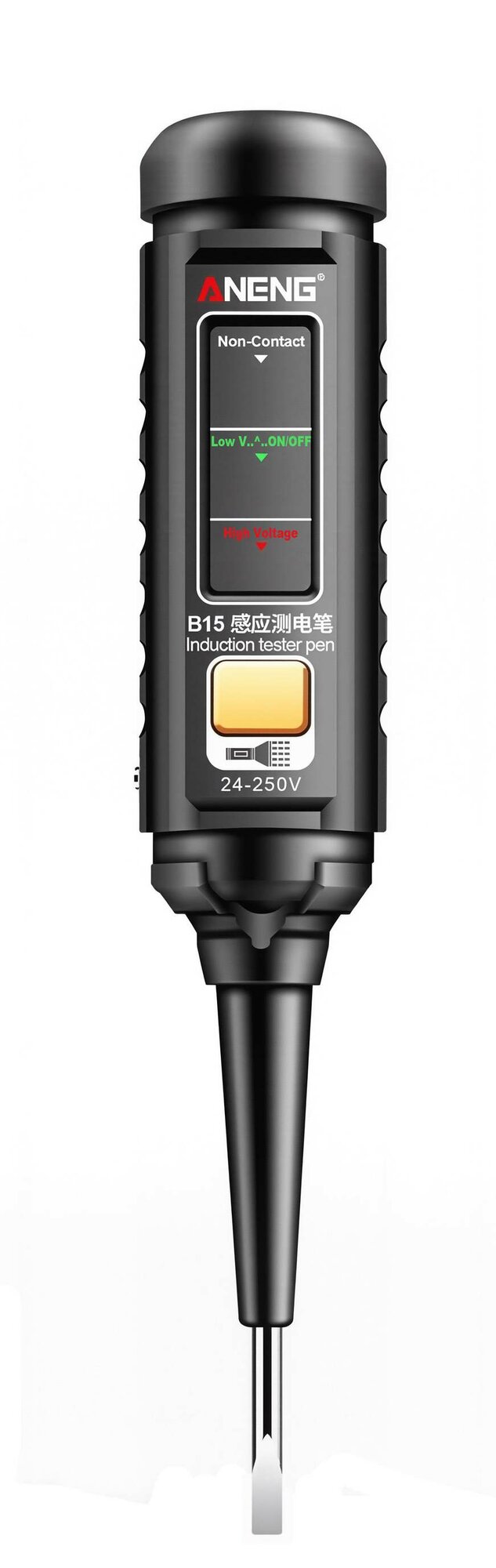 Мультиметр ANENG B15, цифровой, с фонариком, функция NCV, ААА