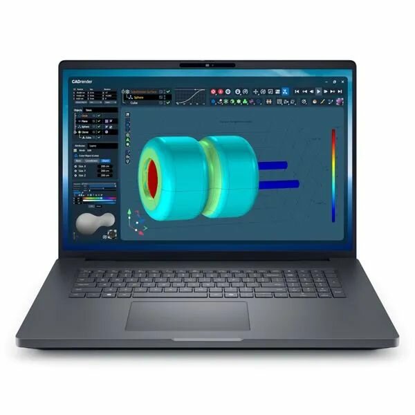 Ноутбук Dell Pro Max 18 Plus MB18250 Core Ultra7 265HX 18" 16:10 QHD+ (2560 x 1600) 120Hz,500 nits, DDR5 32GB (32GB*1),1TB
