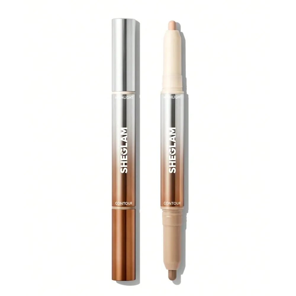 Карандаш для контура и хайлайтера Sheglam Dual-Ended Contour & Highlight Pencil Подсвечивает тени с размеренной точностью Автоматический, не требует заточки 1 г