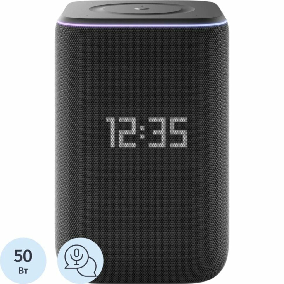 Умная колонка Яндекс Станция 3 с Алисой, Zigbee, черный (YNDX-00060BLK), 2423453