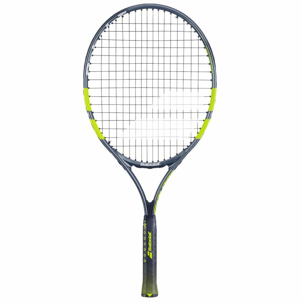 DECATHLON ракетка для большого тенниса Babolat Carlitos 23 Junior, темно-серый, флуоресцентный желтый, длина 23 дюйма