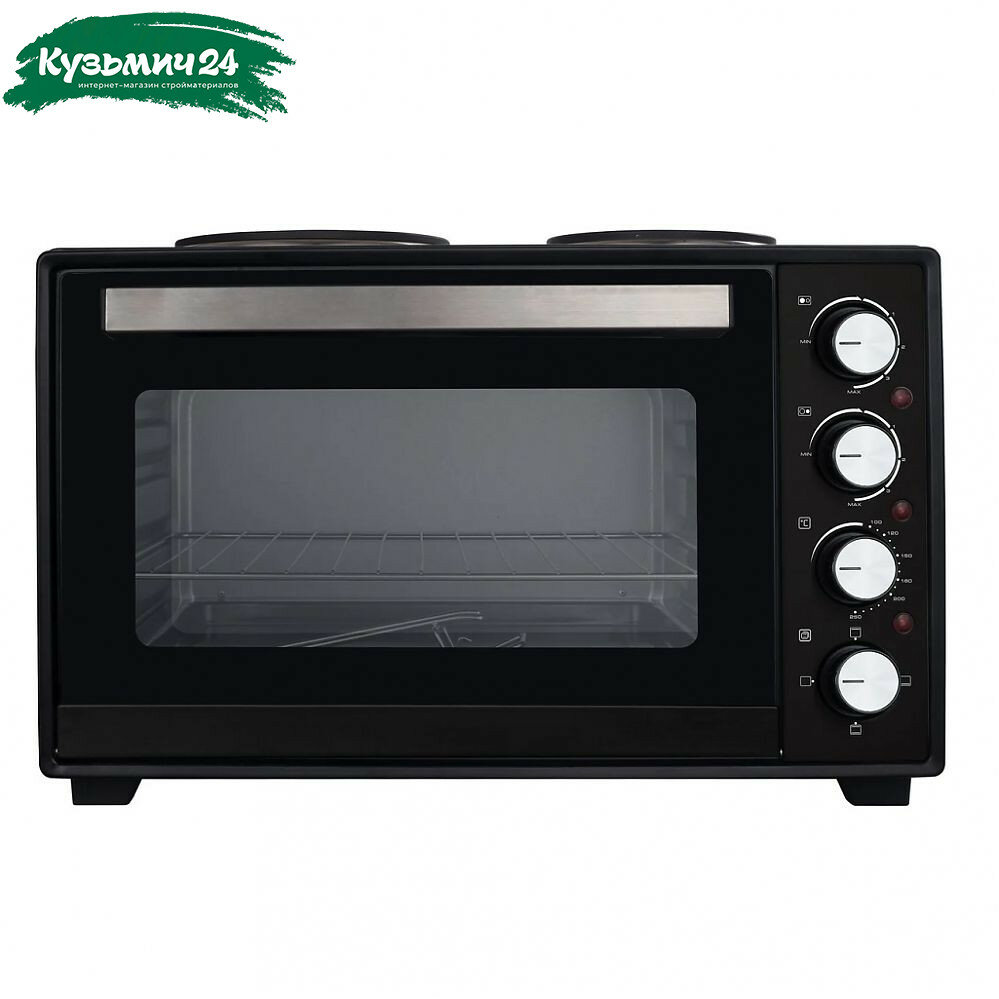 Мини-печь Willmark WHO-451BL, 1001287, цвет черный, объем 40 л, 3.5 кВт