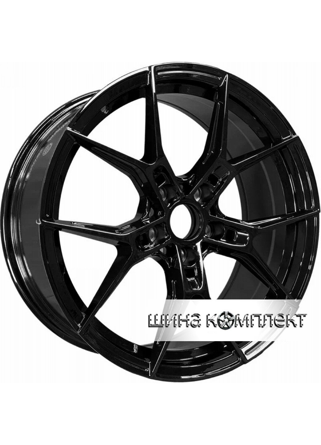 Колесный диск Hengde 5063 7,5x17 5x108 ET38 73,1 Gloss Black литой для автомобиля