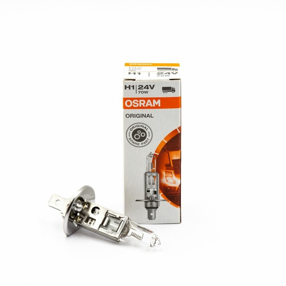 Лампа 24V H1 70W OSRAM 1 шт. картон 64155