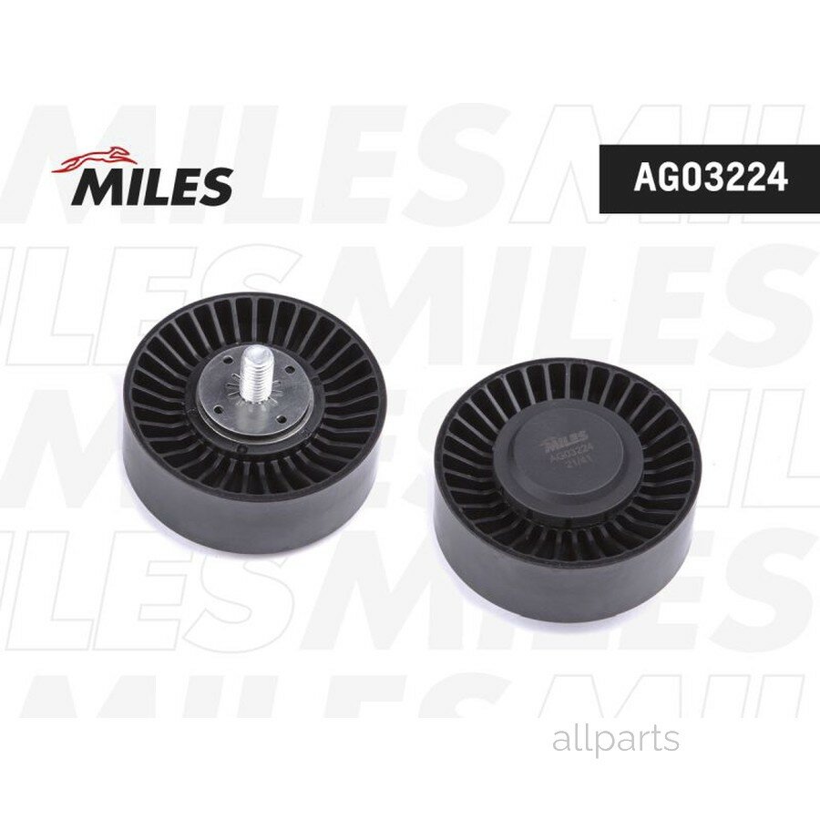 MILES AG03224 Ролик ремня приводного BMW E90 M57/N43/45/46/47/54/57