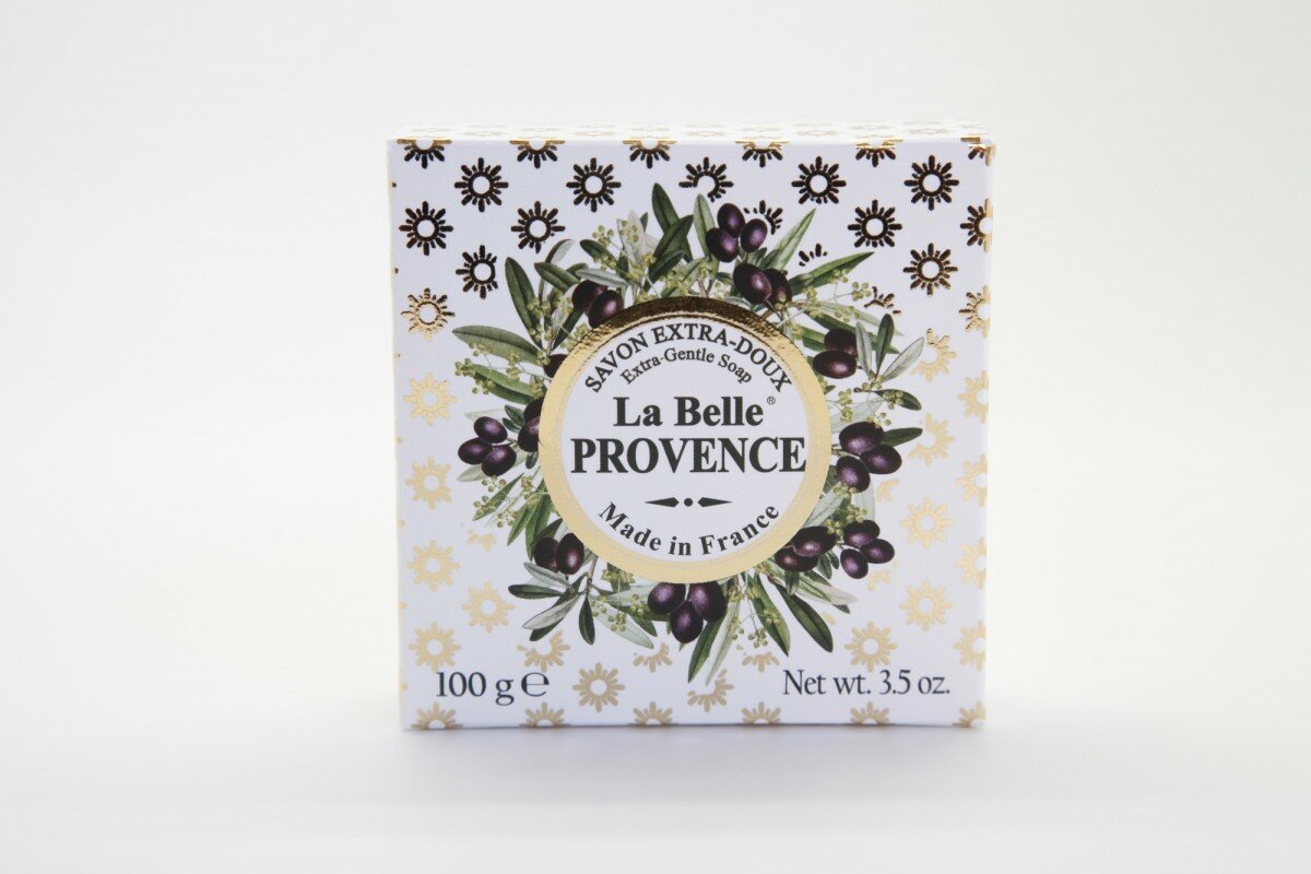 Мыло круглое La belle Provence с оливой, 100 г