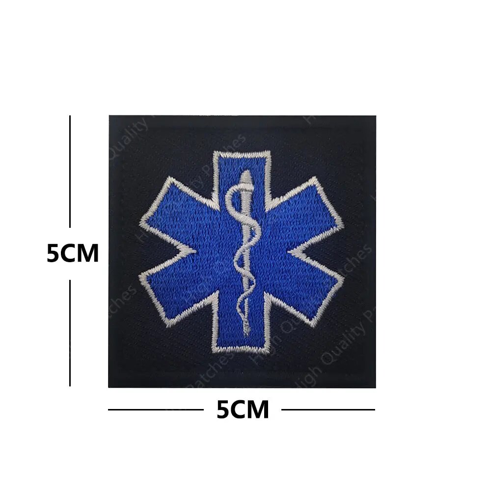 3D медицинские нашивки из ПВХ Paramed Medic Синий, V00332-10-3