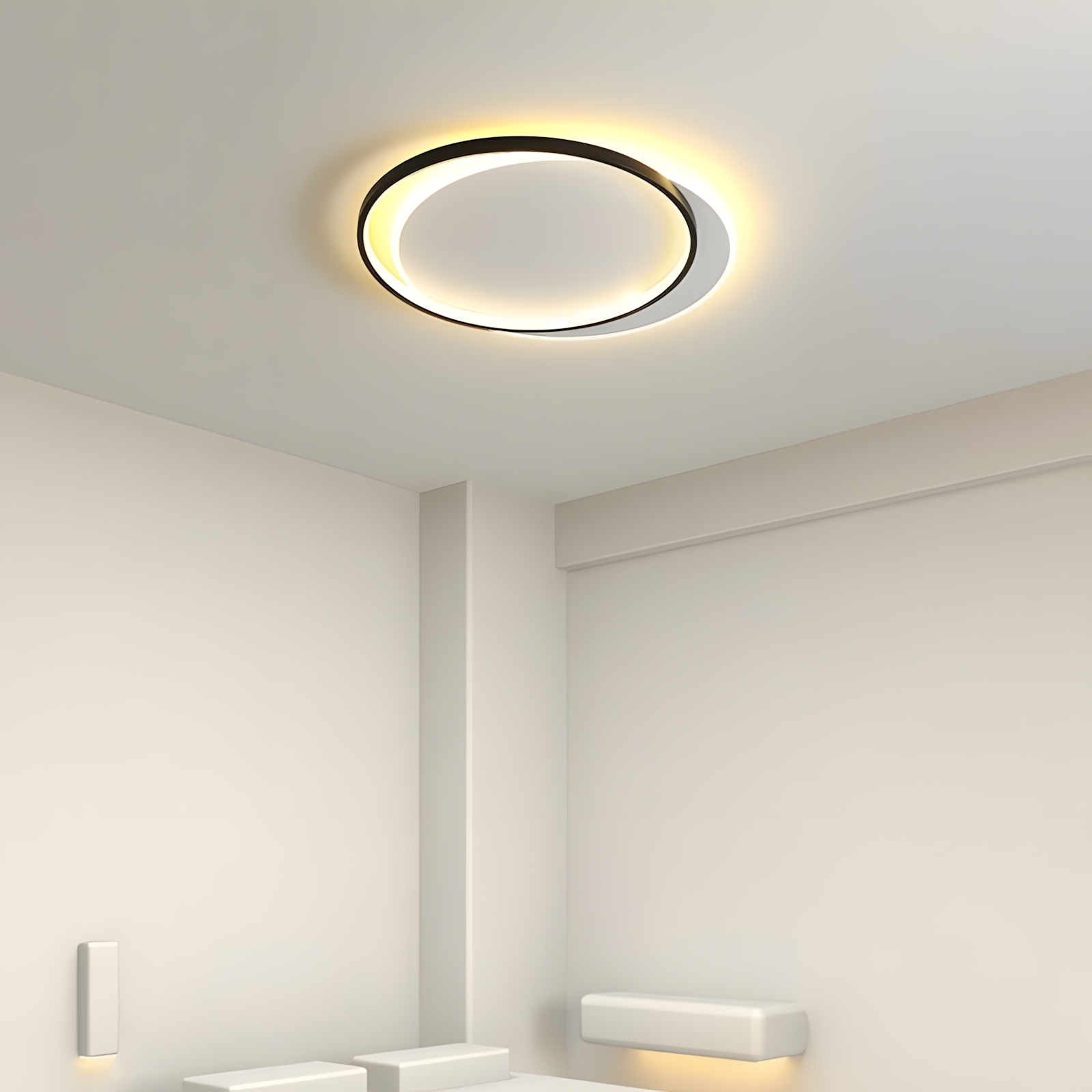 Nordic Modern Simple Creative Round Personality Потолочный светильник для спальни