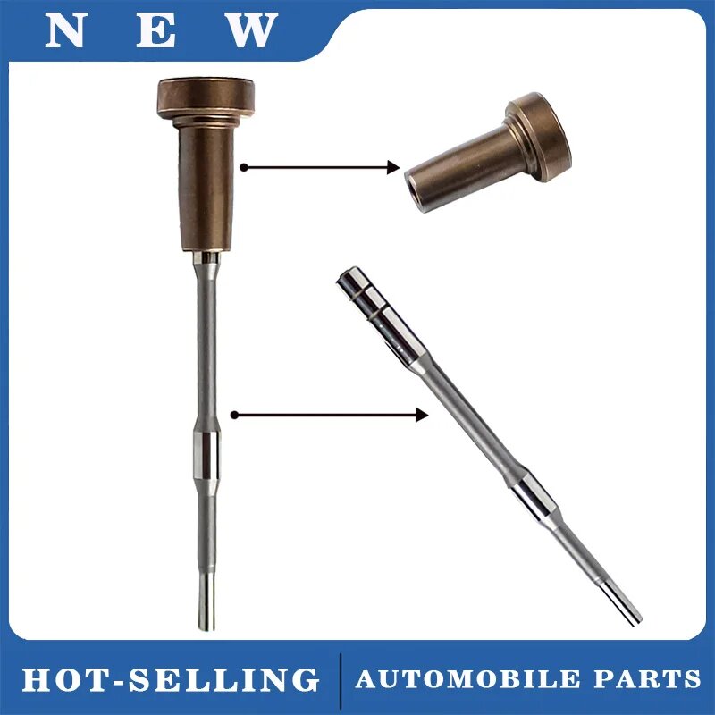 F00VC01365 Новый регулирующий клапан топливной форсунки Common Rail дизельного топлива, серебристый металл для дизельного инжектора 0445110356/511
