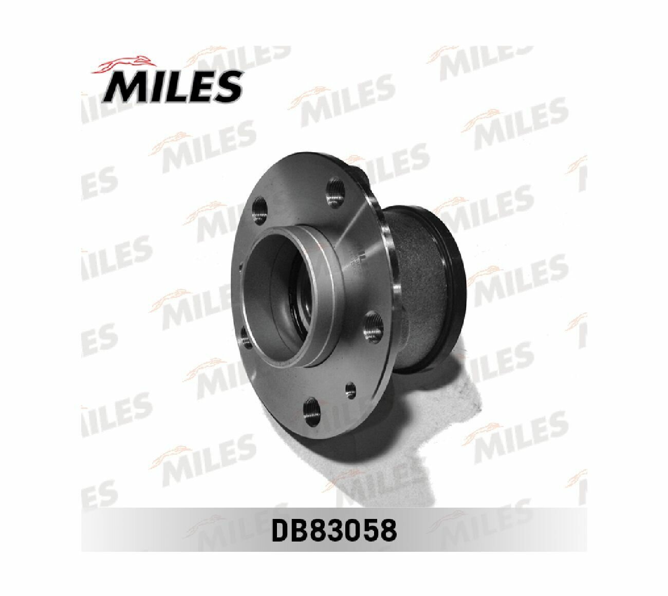 Ступица с подшипником задняя +ABS, CITROEN JUMPER/FIAT DUCATO/PEUGEOT BOXER 06- ,1.8-2.0T, MILES DB83058