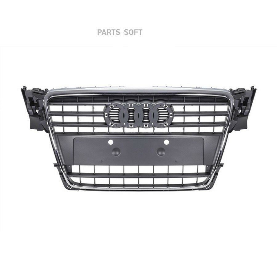 Решетка радиатора с хром-молдингом AUDI A4 2007-2011 от официального дистрибьютора, SAILING, артикул ADL090011100