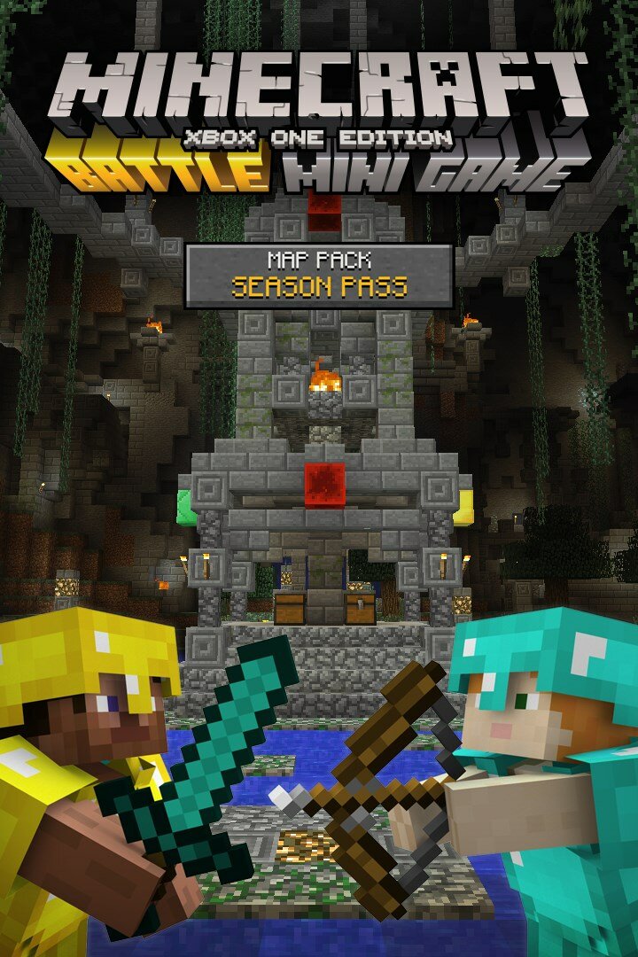 Minecraft Battle Map Pack Season Pass — дополнение (DLC) для Xbox / Microsoft Store · Xbox One, Xbox Series X|S · цифровой ключ · нужна базовая игра
