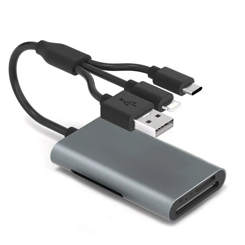Адаптер Карта Памяти Pro Duo 4-В-1 Для SD Micro-SD MS XD USB Type-C