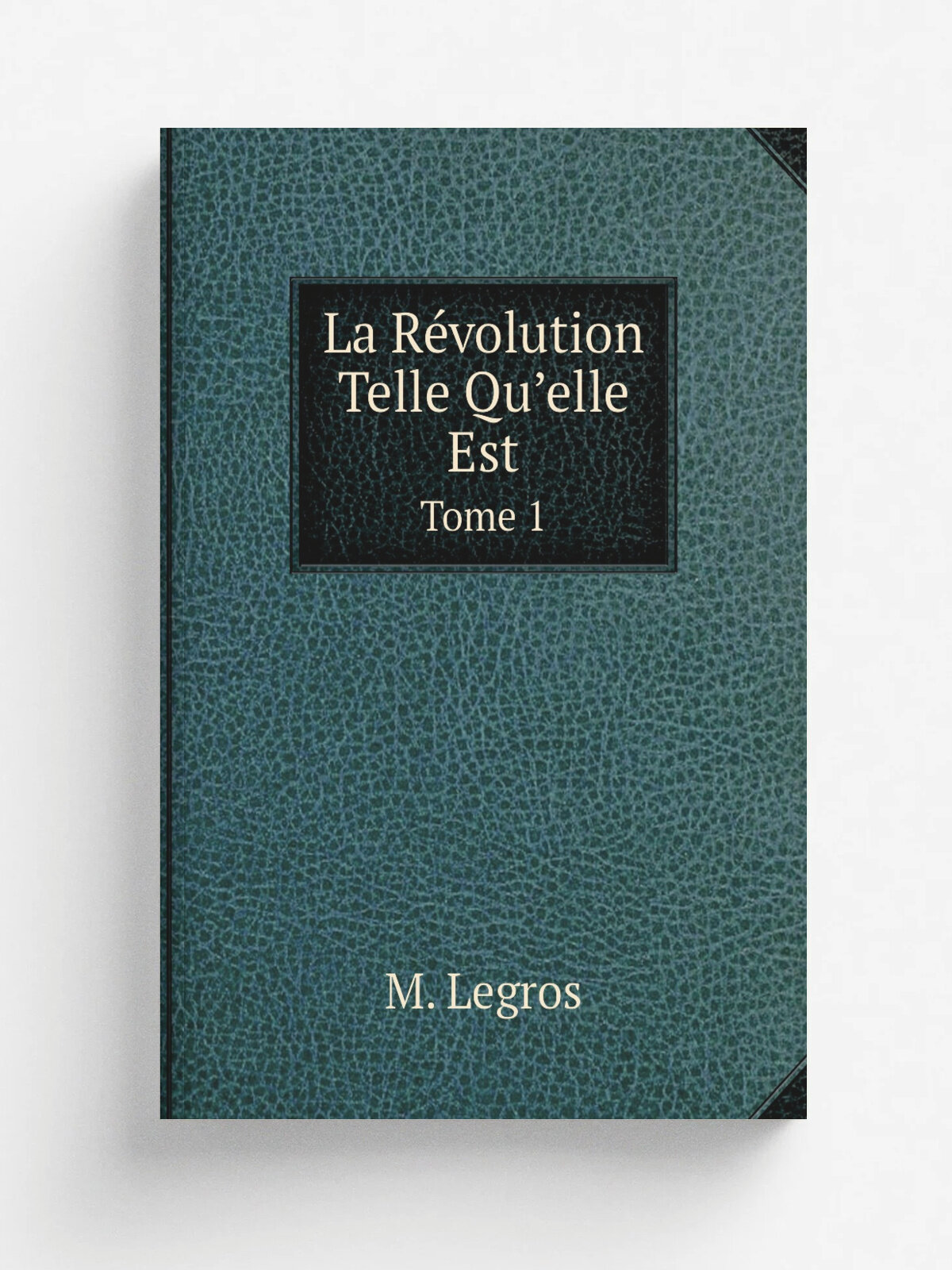 La R.volution Telle Qu.elle Est. Tome 1