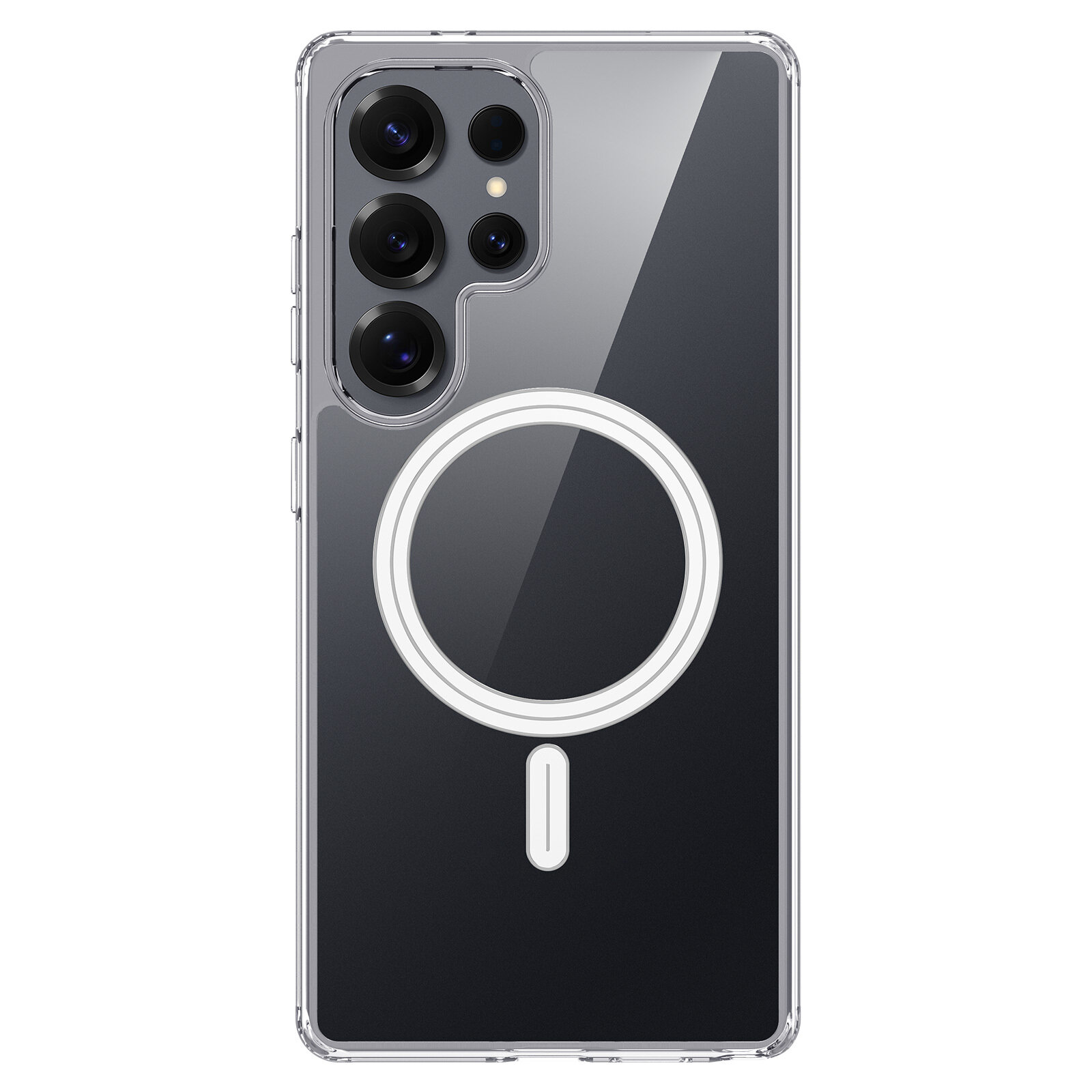 Усиленный прозрачный чехол с MagSafe от Dux Ducis для Samsung Galaxy S25 Ultra, серия Clin Mag Series Case