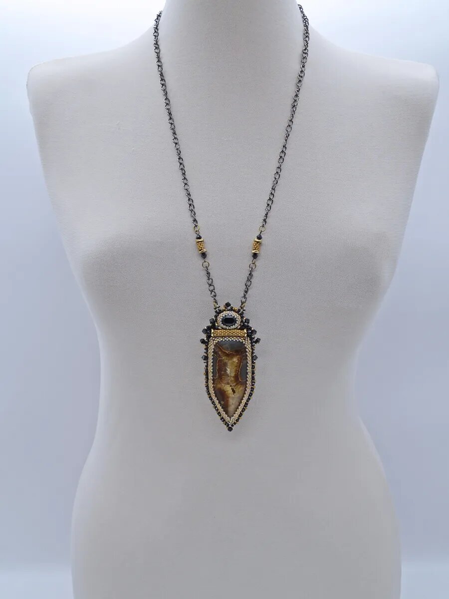 Колье, кристаллы Swarovski