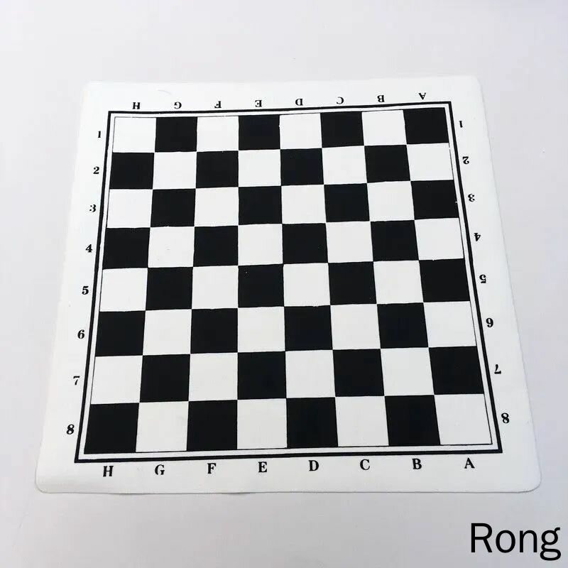 Шахматная доска виниловая без фигур, доска для шахмат 43*43