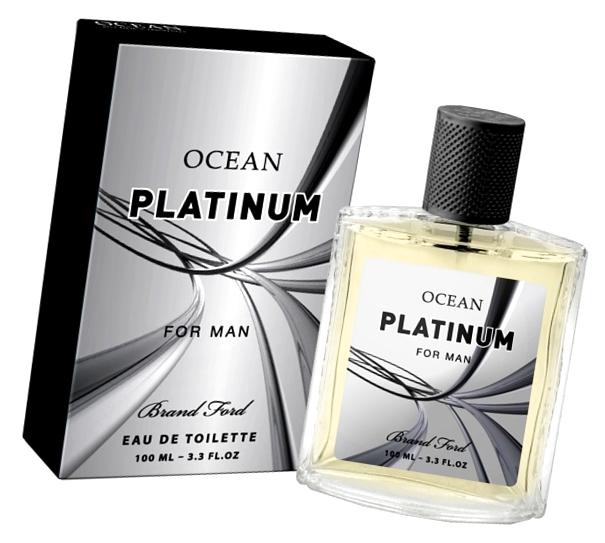 Мужская туалетная вода Delta Parfum Ocean Platinum 100 мл - Дельта парфюм Океан Платинум
