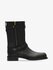 Ботинки BURBERRY Kent leather biker boots, размер 41, черный